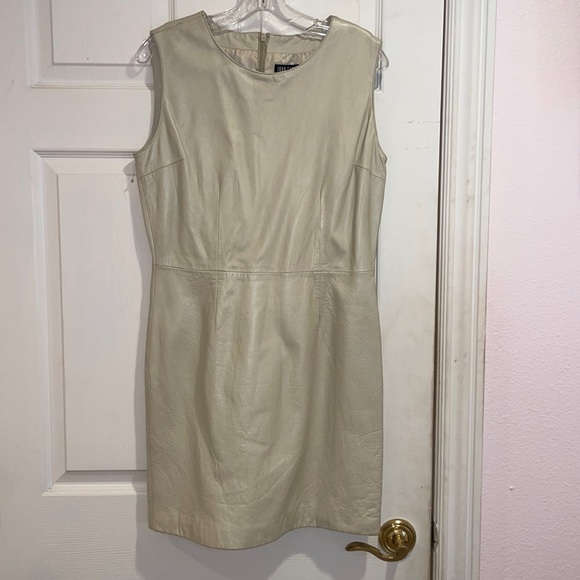Dresses | Vintage John Carlisle Beige Leather Dress | Poshmark